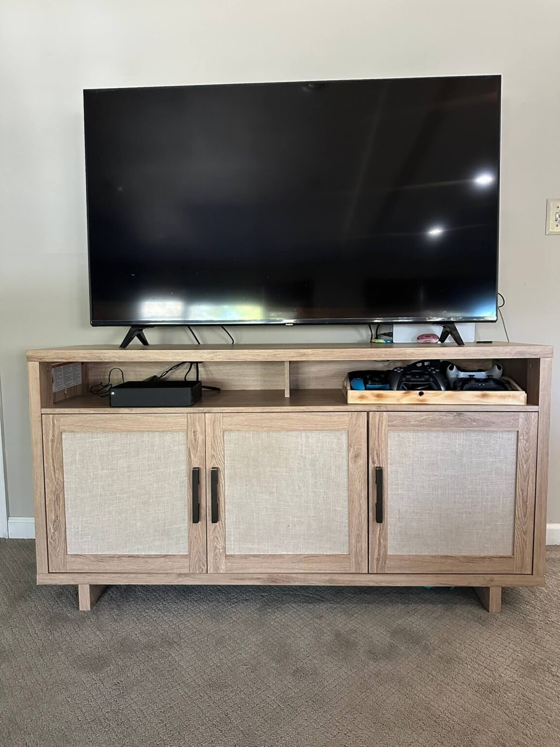 A Neutral TV Stand That’s Affordable & Looks High-End