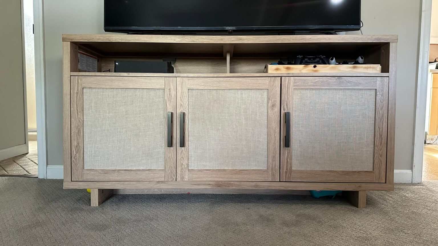 A Neutral TV Stand That’s Affordable & Looks High-End